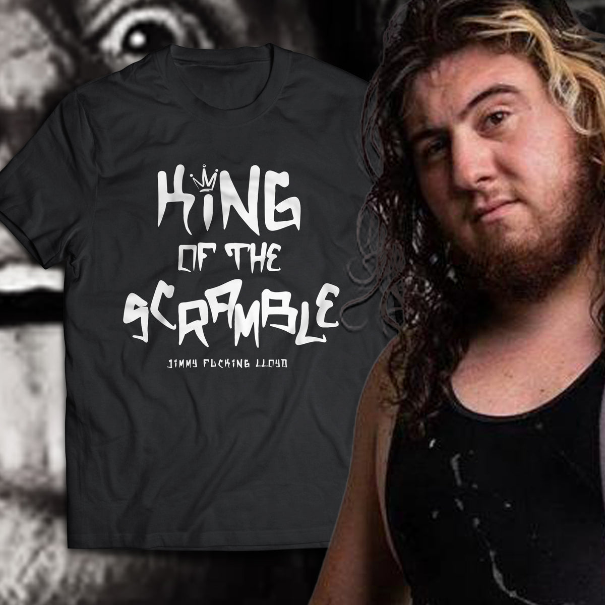 "King of the Scramble" Jimmy Lloyd - Black Shirt – Independent ...