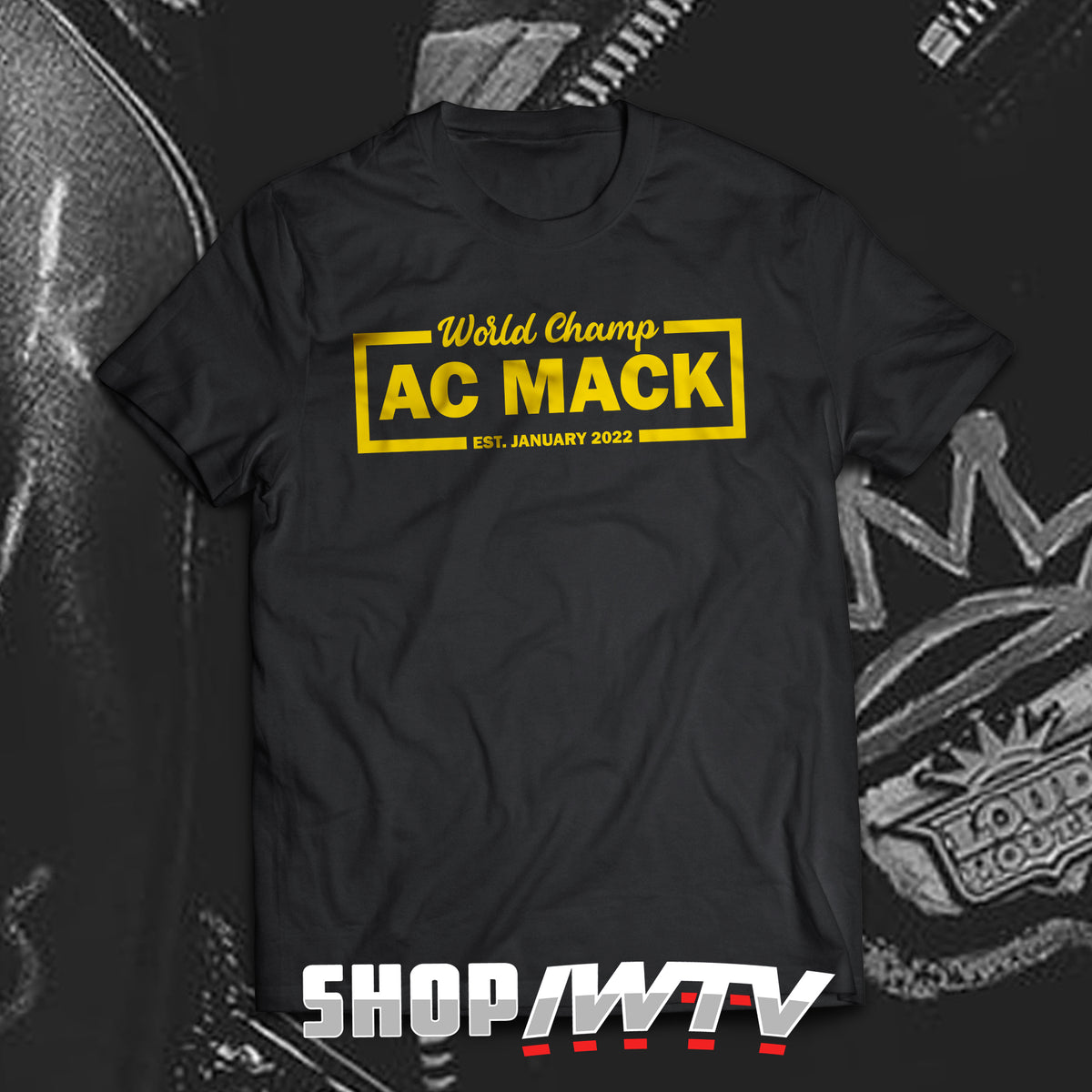 AC Mack "World Champ Est Jan 2022" Soft T-Shirt – Independent Wrestling ...