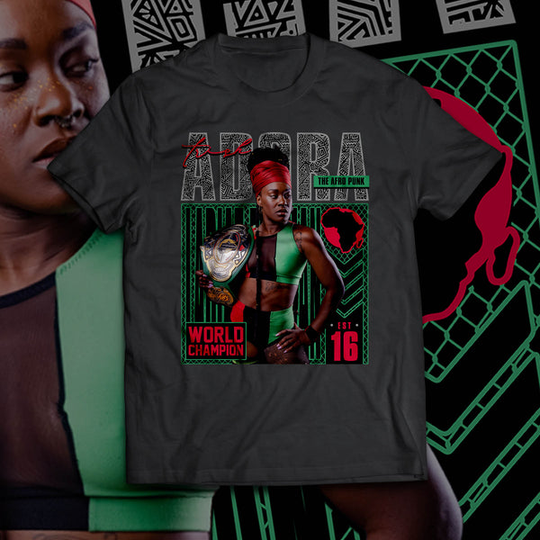 World Champion Trish Adora - Soft Style T-shirt – Independent Wrestling ...