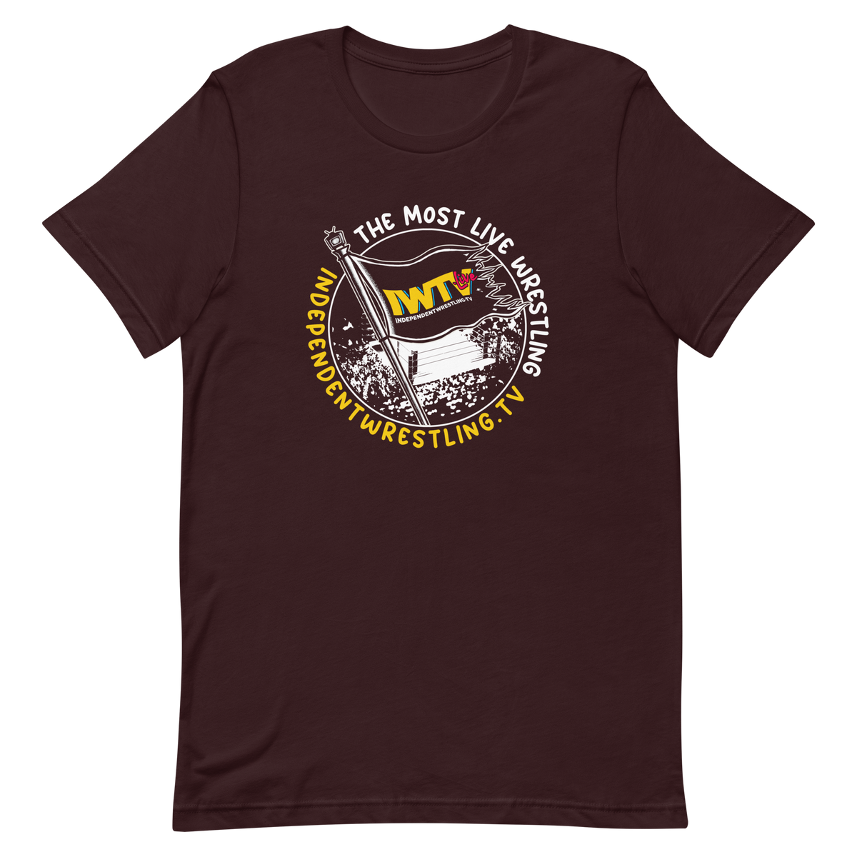 IWTV "Flagpole" Premium T-Shirt – Independent Wrestling TV Store